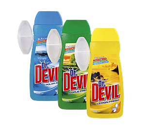 Čističe a gely Dr. Devil | Čistící prostředky | TOMIL s.r.o.