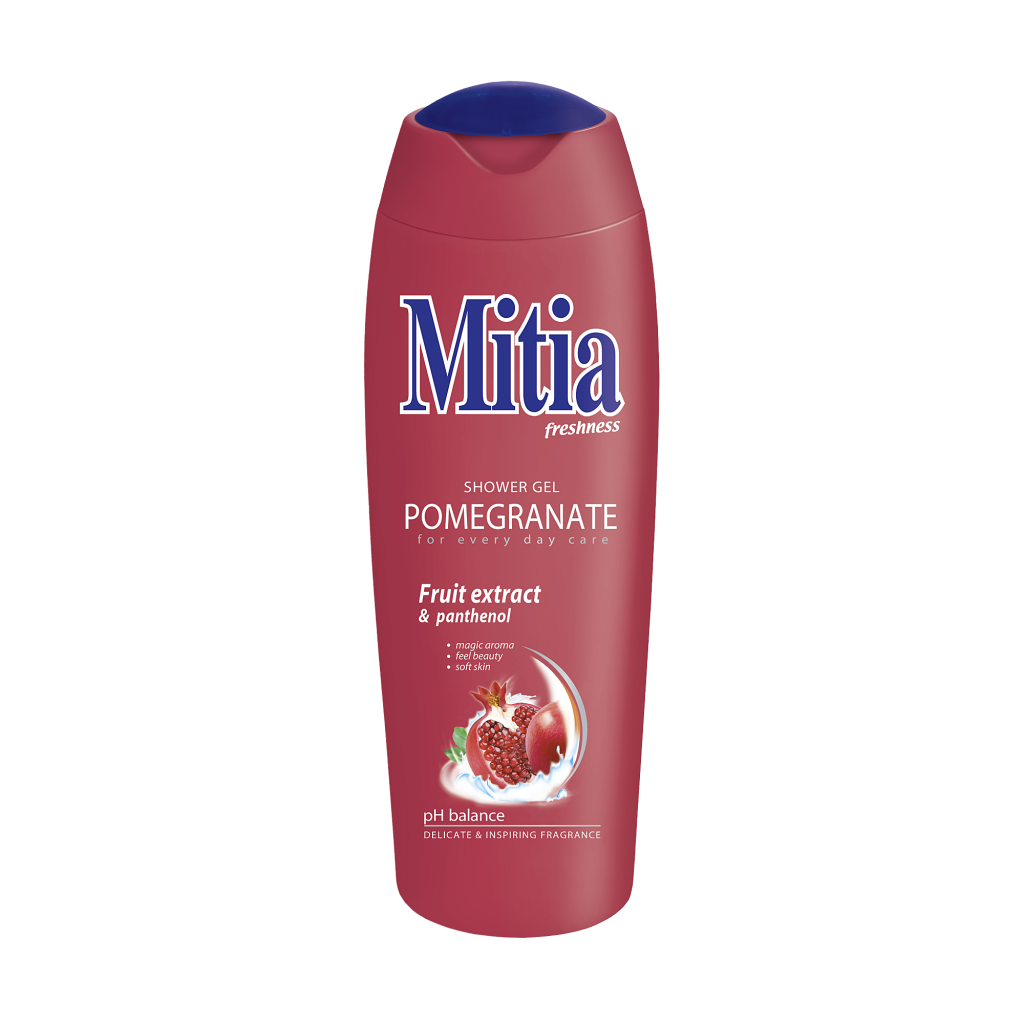 Mitia freshness sprchový gél Pomegranate