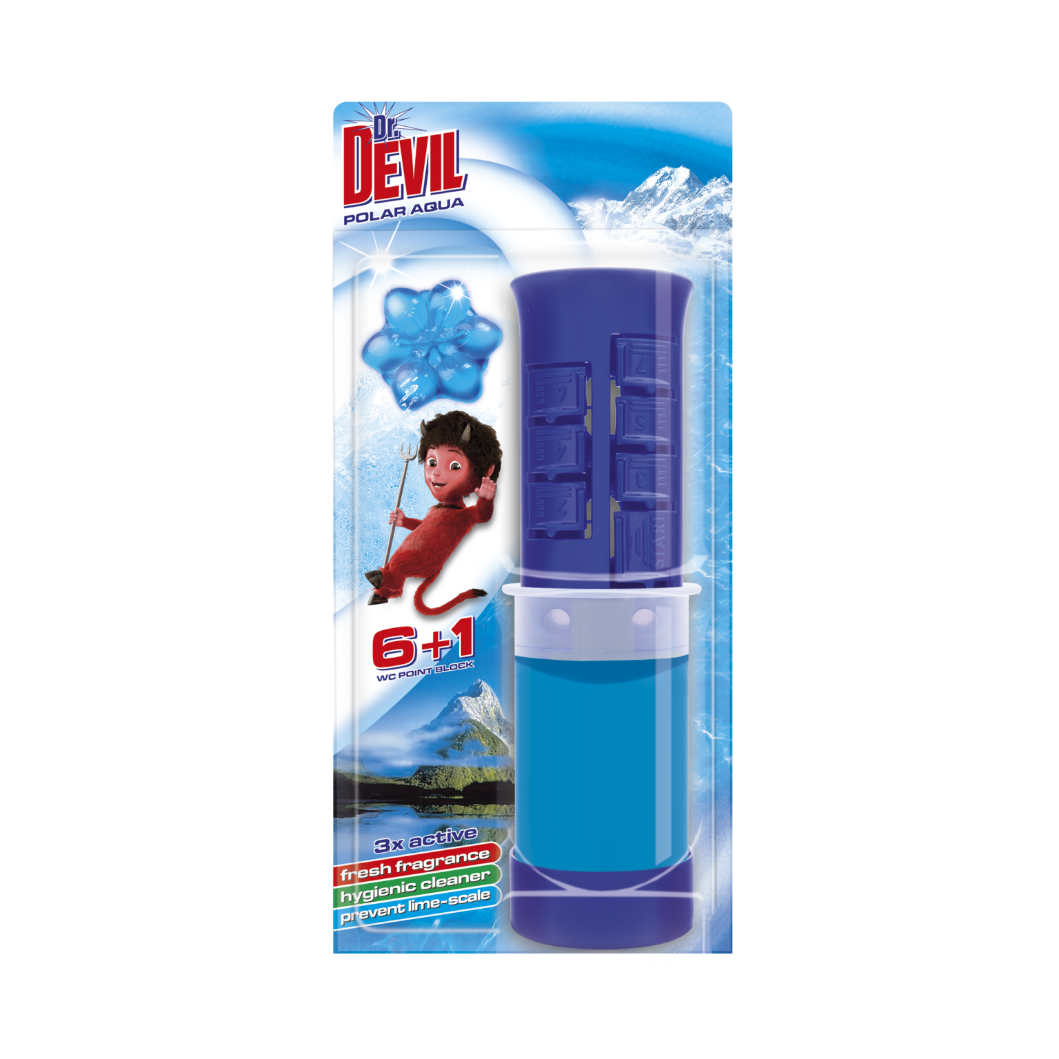 Dr. Devil 3in1 WC Point block Polar Aqua | TOMIL s.r.o.